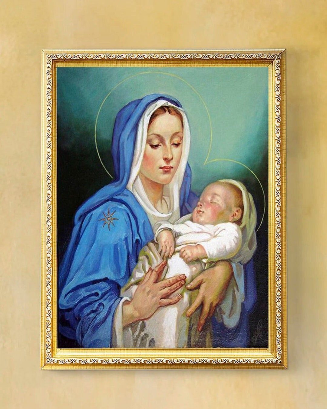 Icono de la Virgen María, Pintura, Santa Madre, Santa María, icono ...