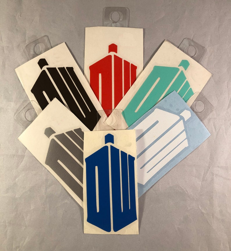 Vinyl Decal: TARDIS DW Dr Who - Etsy