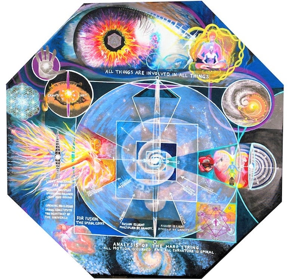 Sacred Geometry Spiral Circle