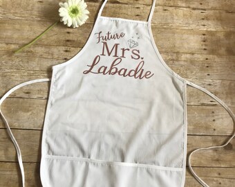Bride apron | Etsy