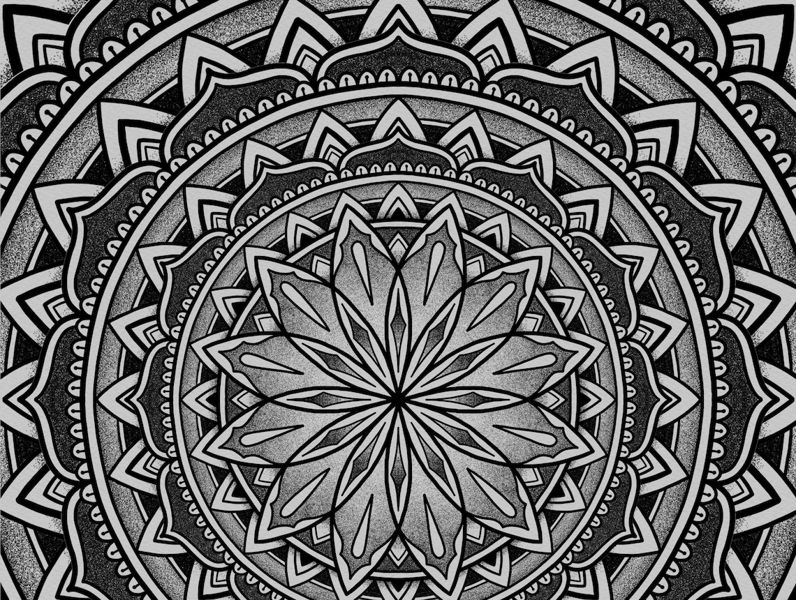 25 Mandalas Book | Sacred Geometry Tattoo Flash by Zak Korvin ...