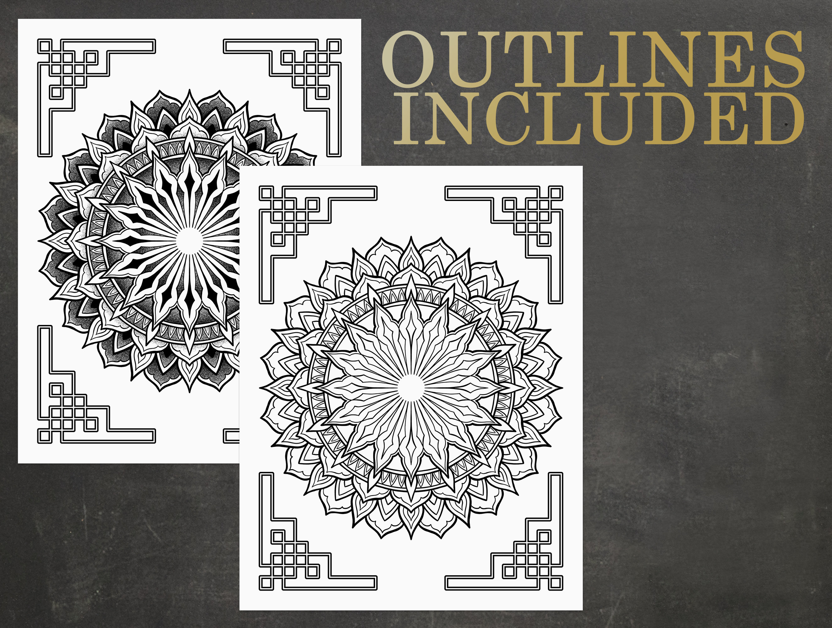 25 Mandalas Book | Sacred Geometry Tattoo Flash by Zak Korvin ...