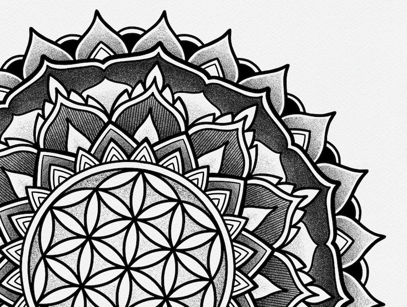25 Mandalas Book | Sacred Geometry Tattoo Flash by Zak Korvin ...