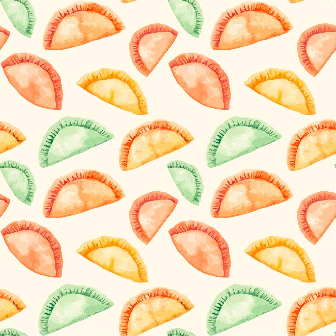 Latina Art, Empanada Pattern Art| Latina Owned Art | Latinx Art L ...