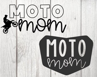 Motocross SVG PNG Bundle Moto Mama Mom Mama Dirt Bike Racing Motocross ...