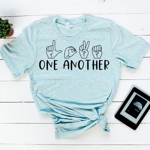 ASL SVG Love One Another SVG - Etsy