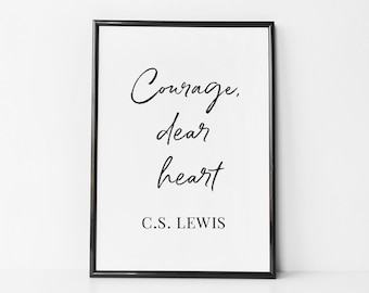 Courage Dear Heart - Etsy