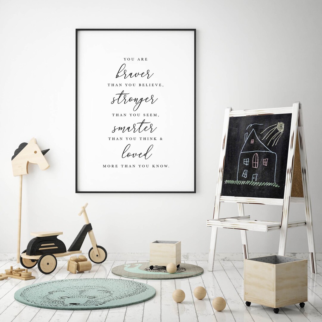 Winnie the Pooh Quote Poster - Nursery Wall Art (digital Download) - Etsy