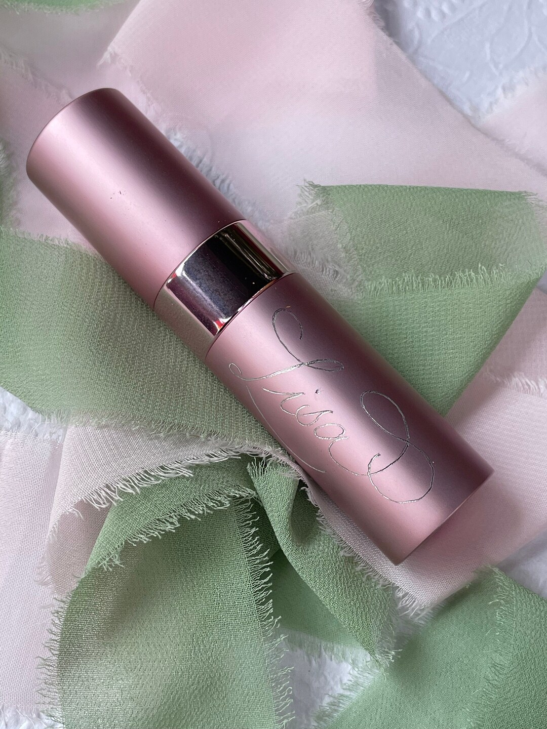 Custom Engraved Rose Gold Mini Travel Perfume Atomizer, Personalized ...