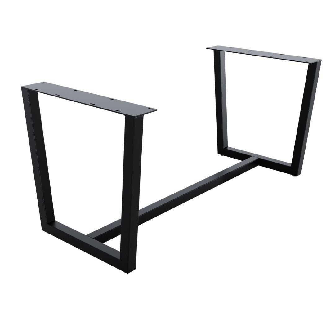 The Tempo Mid-frame Table Base - Trapezoid Leg - Modern Industrial ...