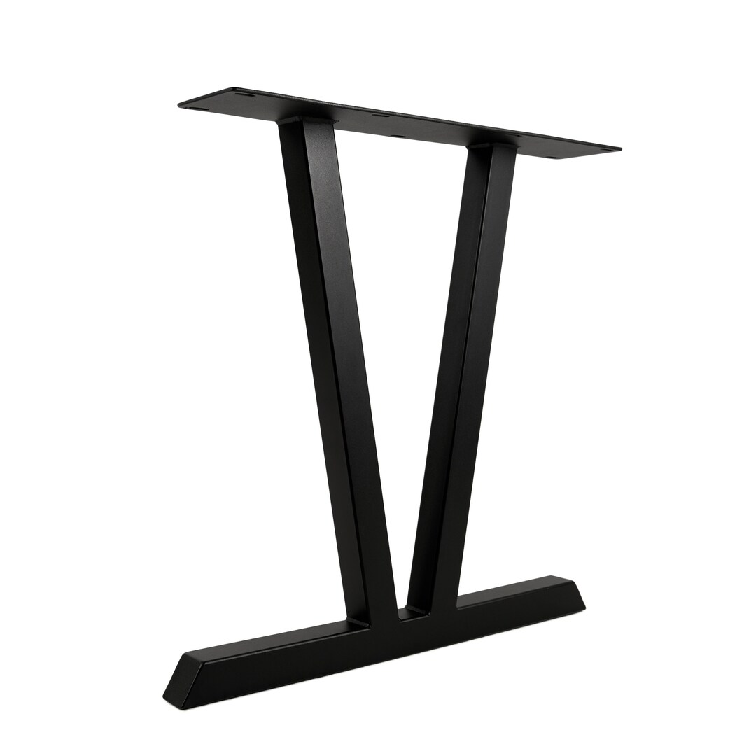 The Vector V-shaped Table Leg - Modern Industrial Steel Leg for Dining ...