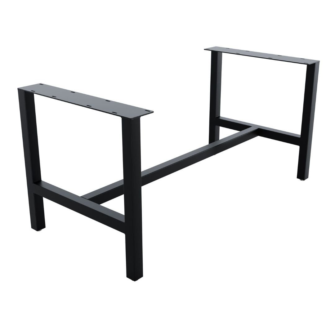 The Haven Mid-frame Table Base - H-shaped Leg - Modern Industrial Steel ...