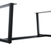 The Tempo Mid-frame Table Base - Trapezoid Leg - Modern Industrial ...