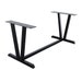The Vector Mid-frame Table Base - V-shaped Leg - Modern Industrial ...