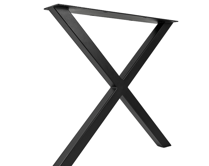 The Axis X-shaped Table Leg Modern Industrial Steel Leg for Dining ...