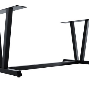 The Vector Mid-frame Table Base - V-shaped Leg - Modern Industrial ...