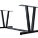 The Vector Mid-frame Table Base - V-shaped Leg - Modern Industrial ...