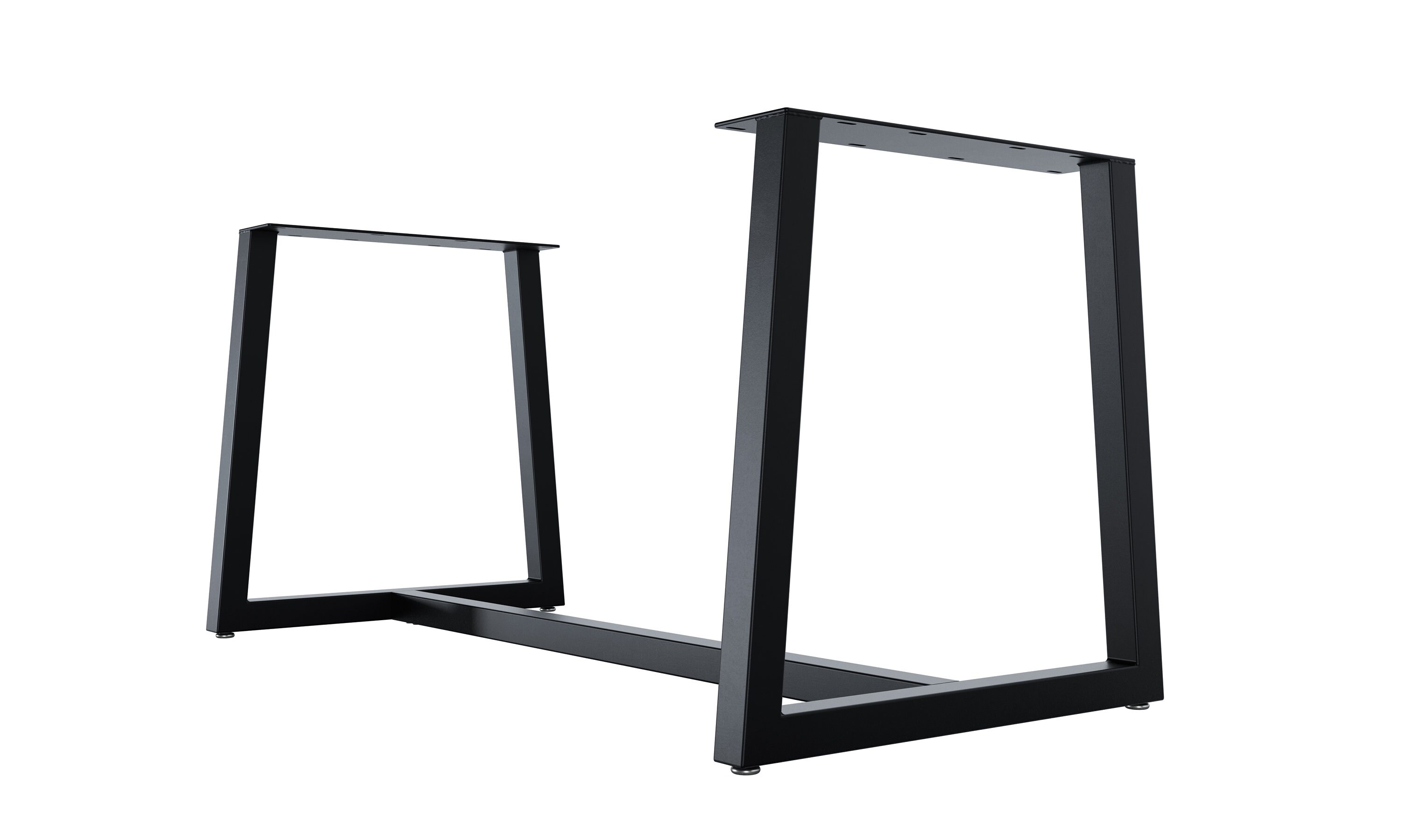 The Vista Mid-frame Table Base - Trapezoid Leg - Modern Industrial ...