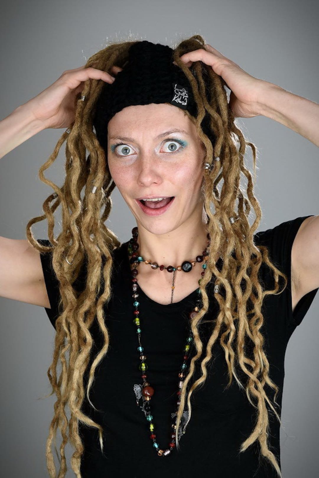 Dreadlove Mono Band BLACK / Handmade • Band • Mono • for • Dreads ...