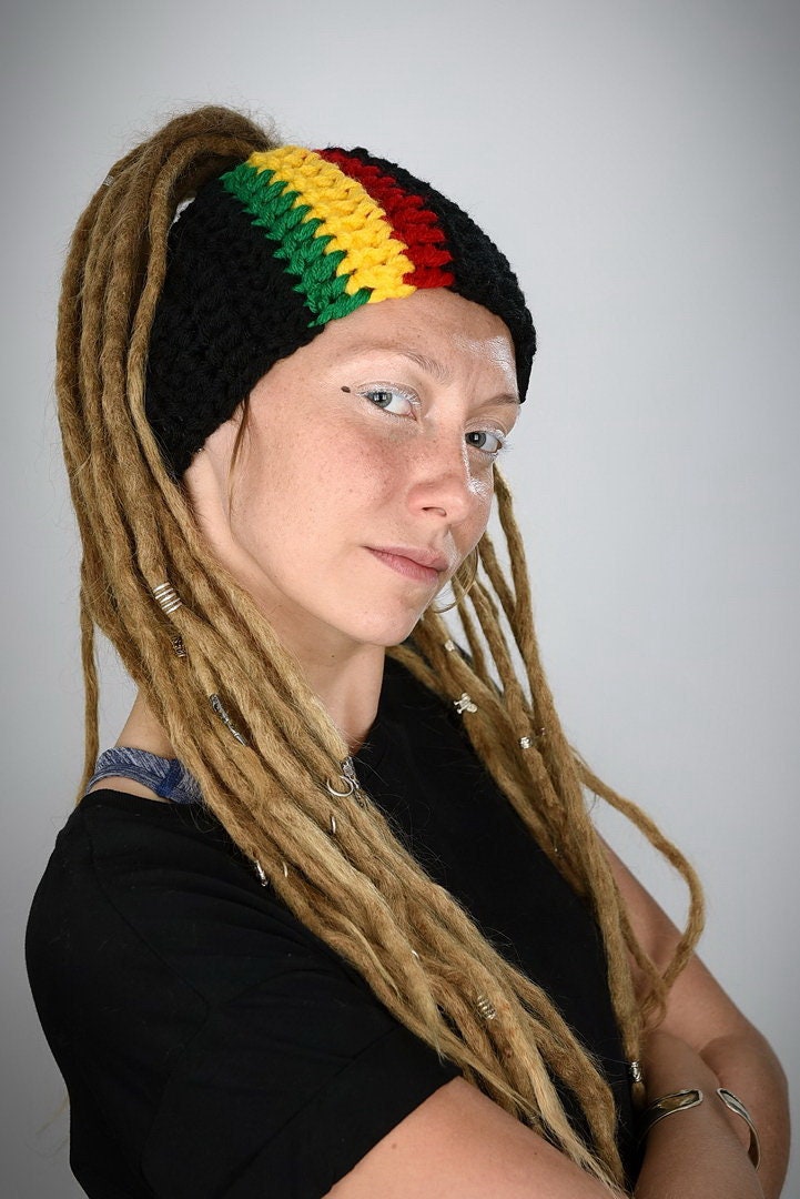 Dreadlove RASTA Band / Handmade Band Mono for Dreads - Etsy