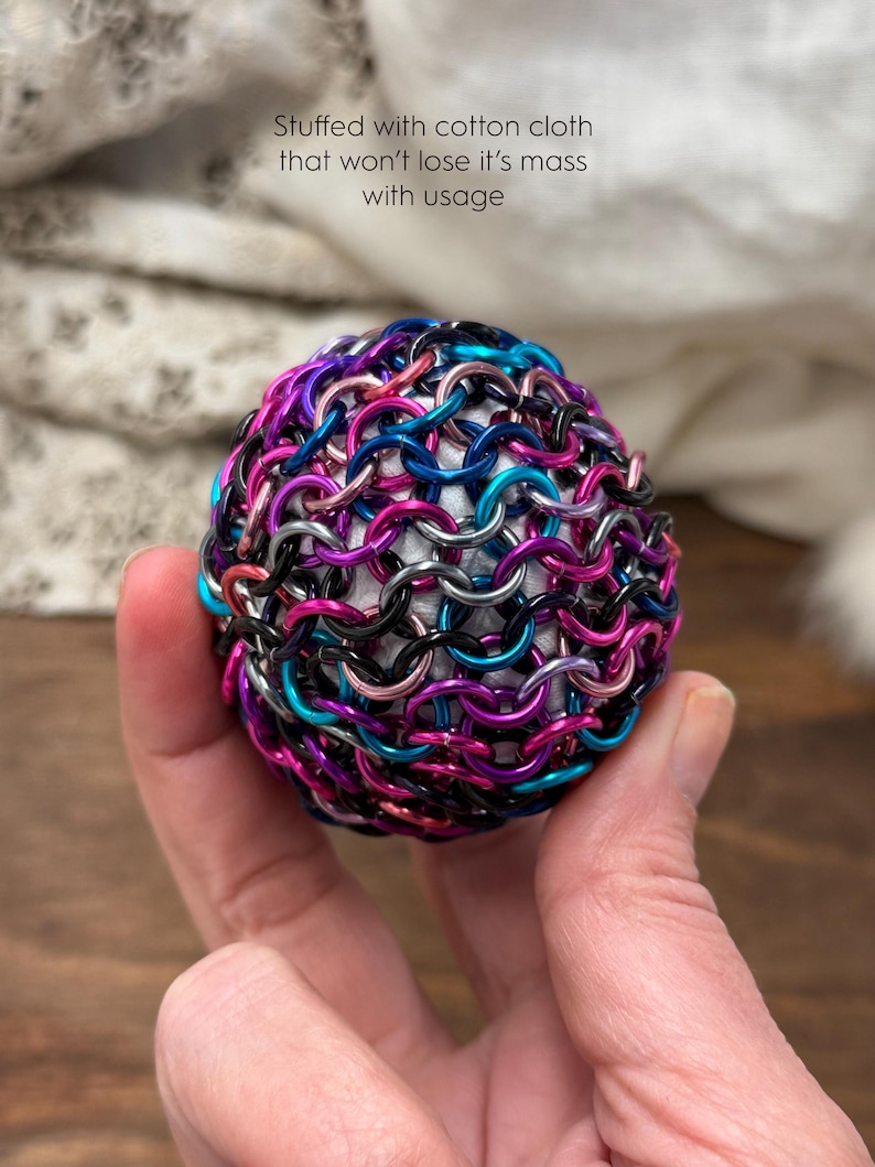 Chainmail Jelly Ball Fidget Toy, Autism Stimming Gadget and Anxiety ...