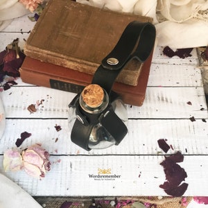 Potion Bottle, Leather Belt Bottle, Apothecary Glass Bottles, Leather ...