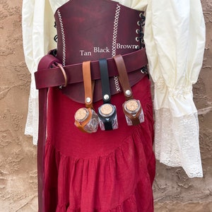 Mini Potion Bottle, Leather Belt Bottle, Apothecary Glass Bottles ...