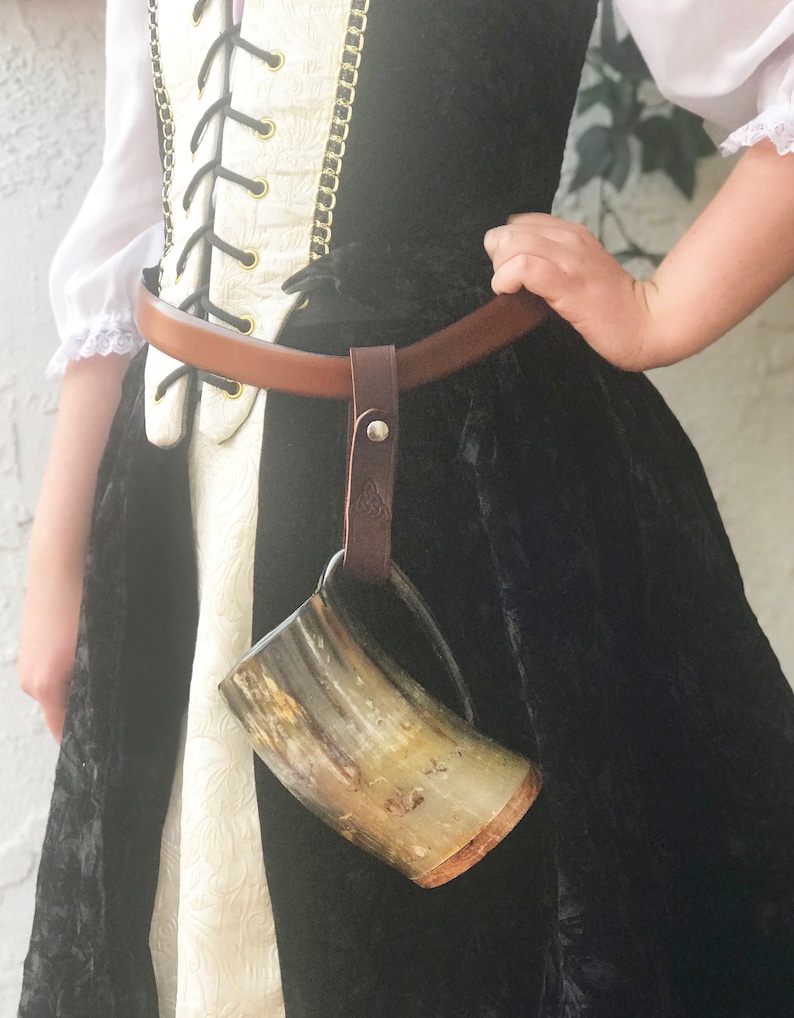 Leather Tankard Strap Mug Strap Medieval Renaissance LARP - Etsy