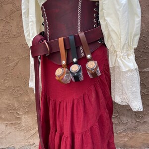 Mini Potion Bottle, Leather Belt Bottle, Apothecary Glass Bottles ...