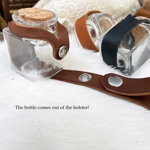 Mini Potion Bottle, Leather Belt Bottle, Apothecary Glass Bottles ...