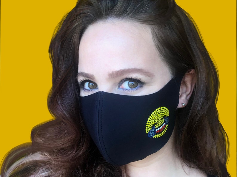Emoji laughing Mask - Etsy
