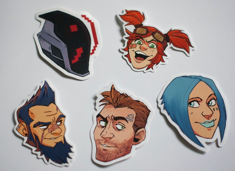 Borderlands Sticker Packs | Etsy