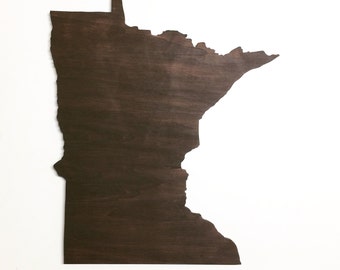 Minnesota Cutout - Etsy