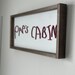 COLOR Handwriting / Wood Sign / Name Art - Etsy