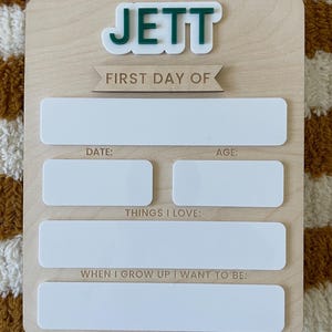 Back to School First Day Last Day Sign - Etsy