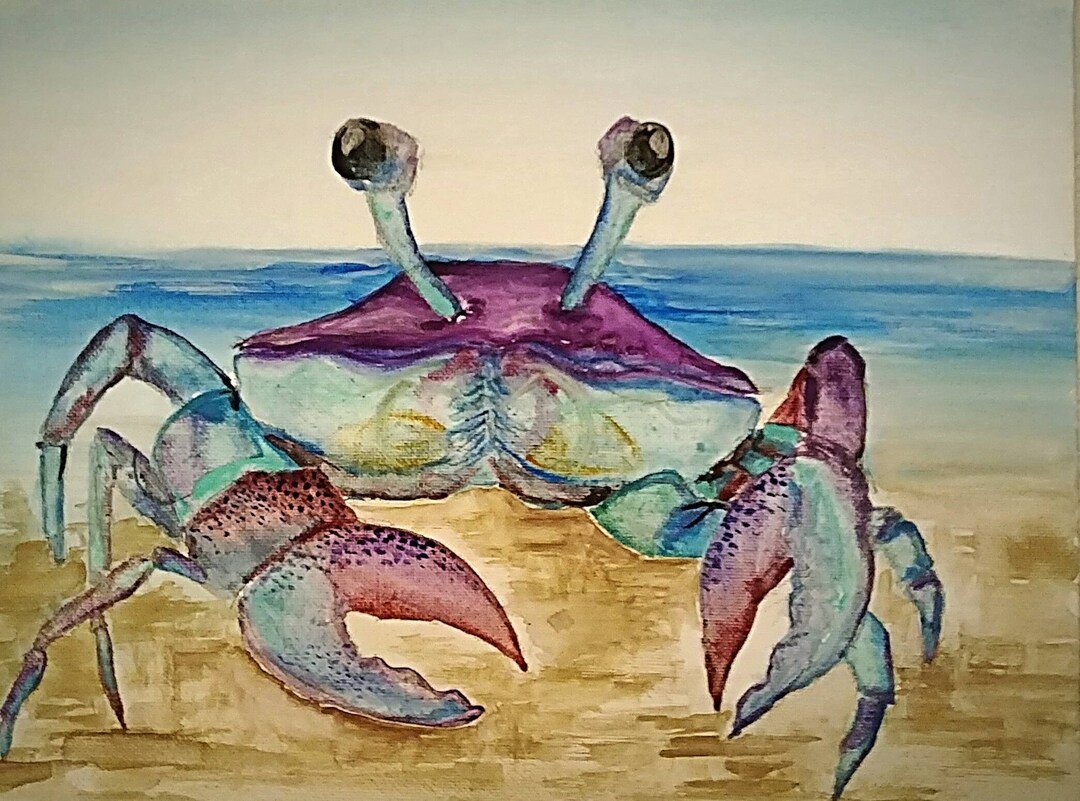 Royal Blue Moon Crab - Etsy