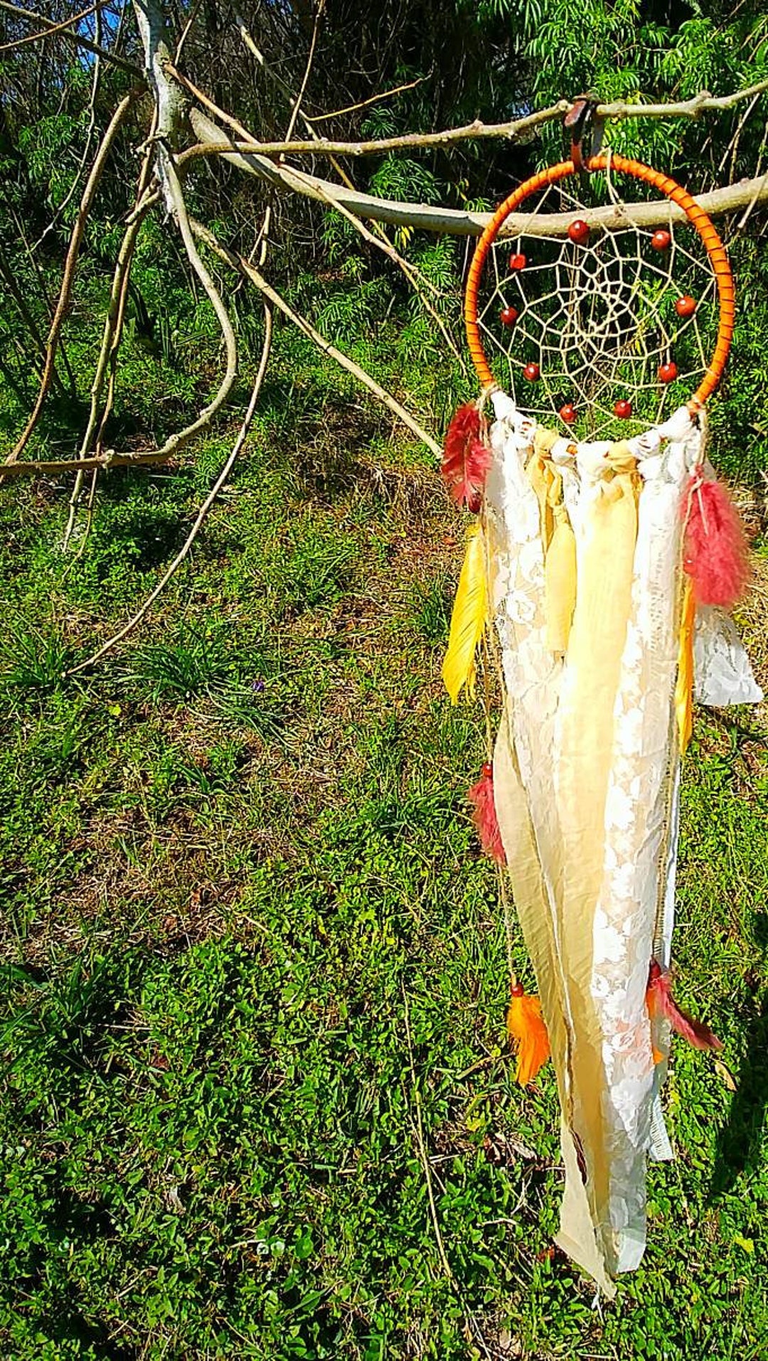 Tribal Sunset Bohemian Dream Catcher - Etsy