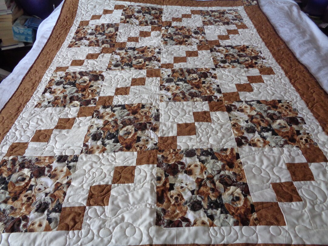 Dogs Quilt - Etsy