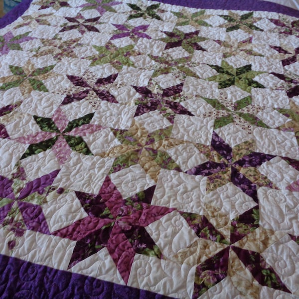 Large Star Quilt Patterns - Etsy