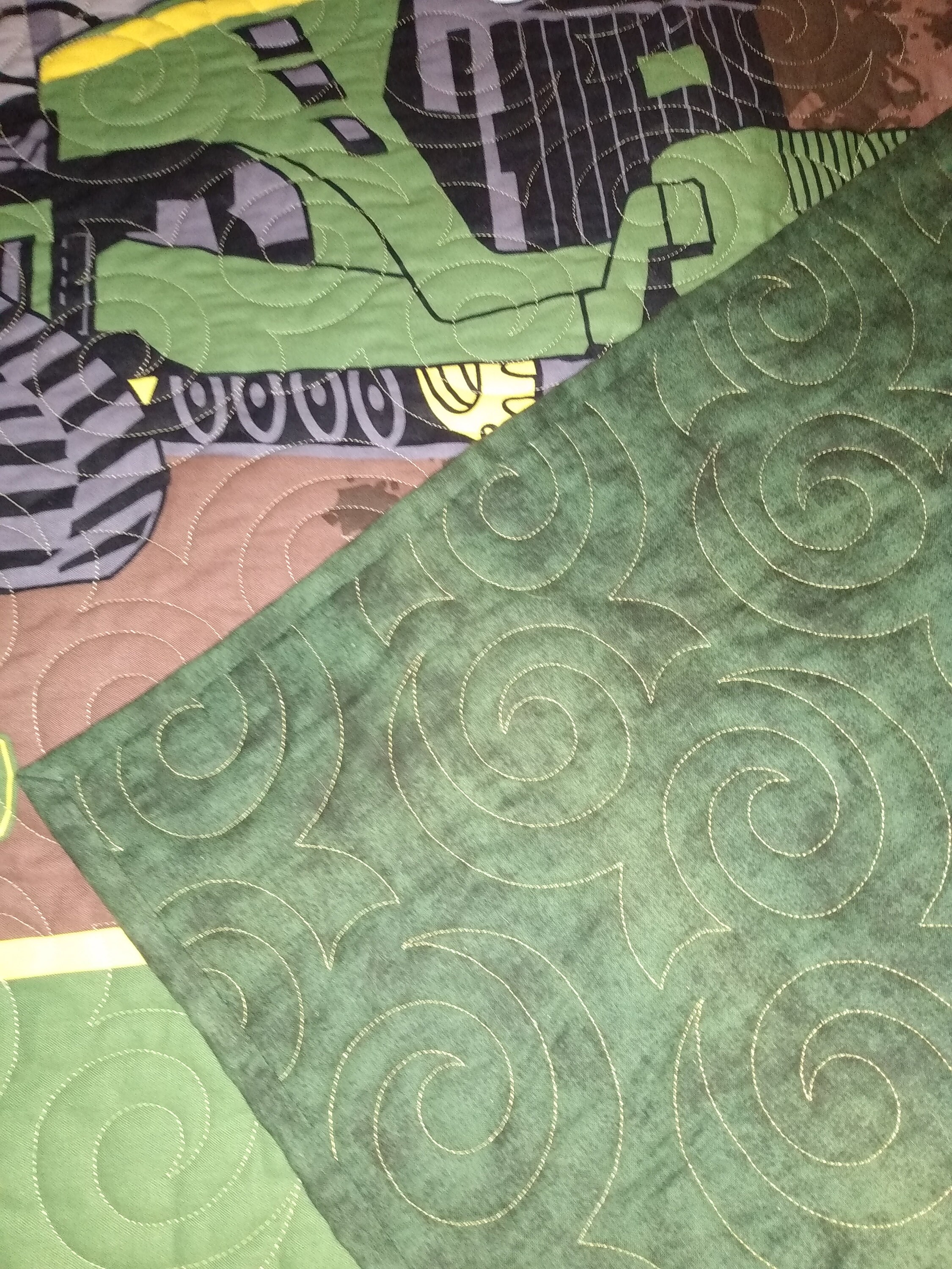 John Deere Tractor Quilt/wallhanging - Etsy