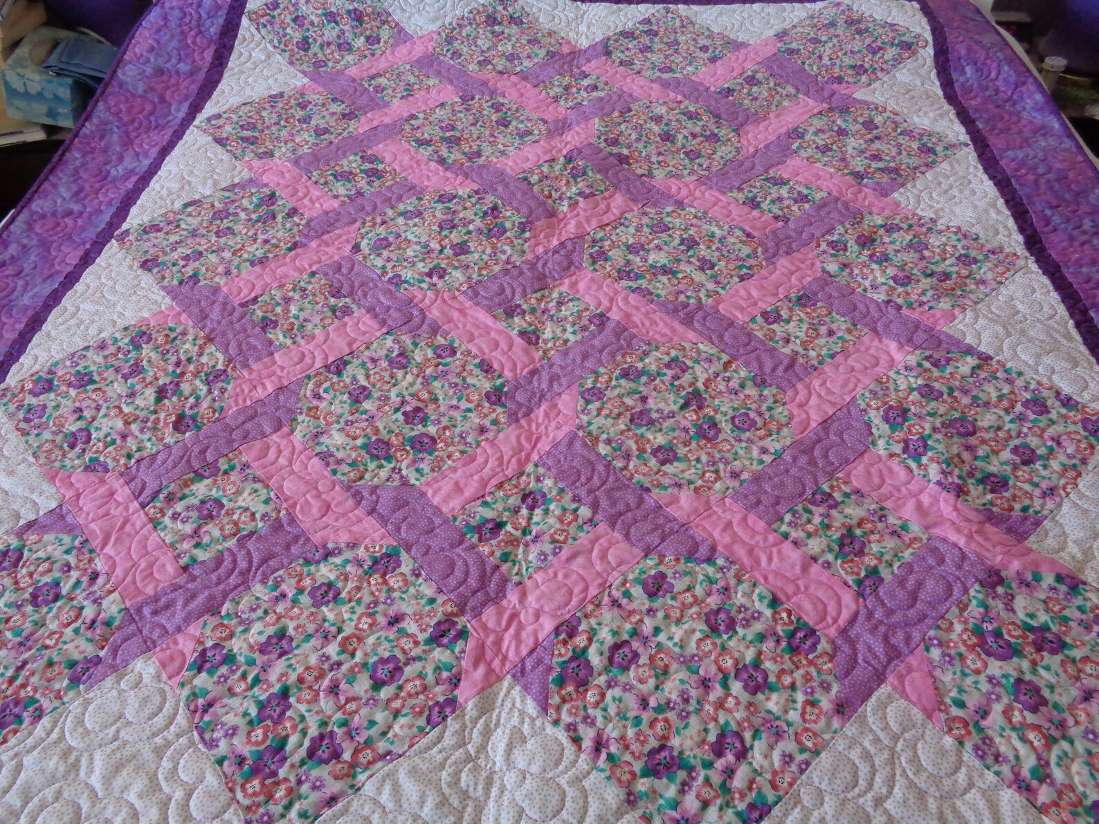 Suzette Pattern Quilt - Etsy
