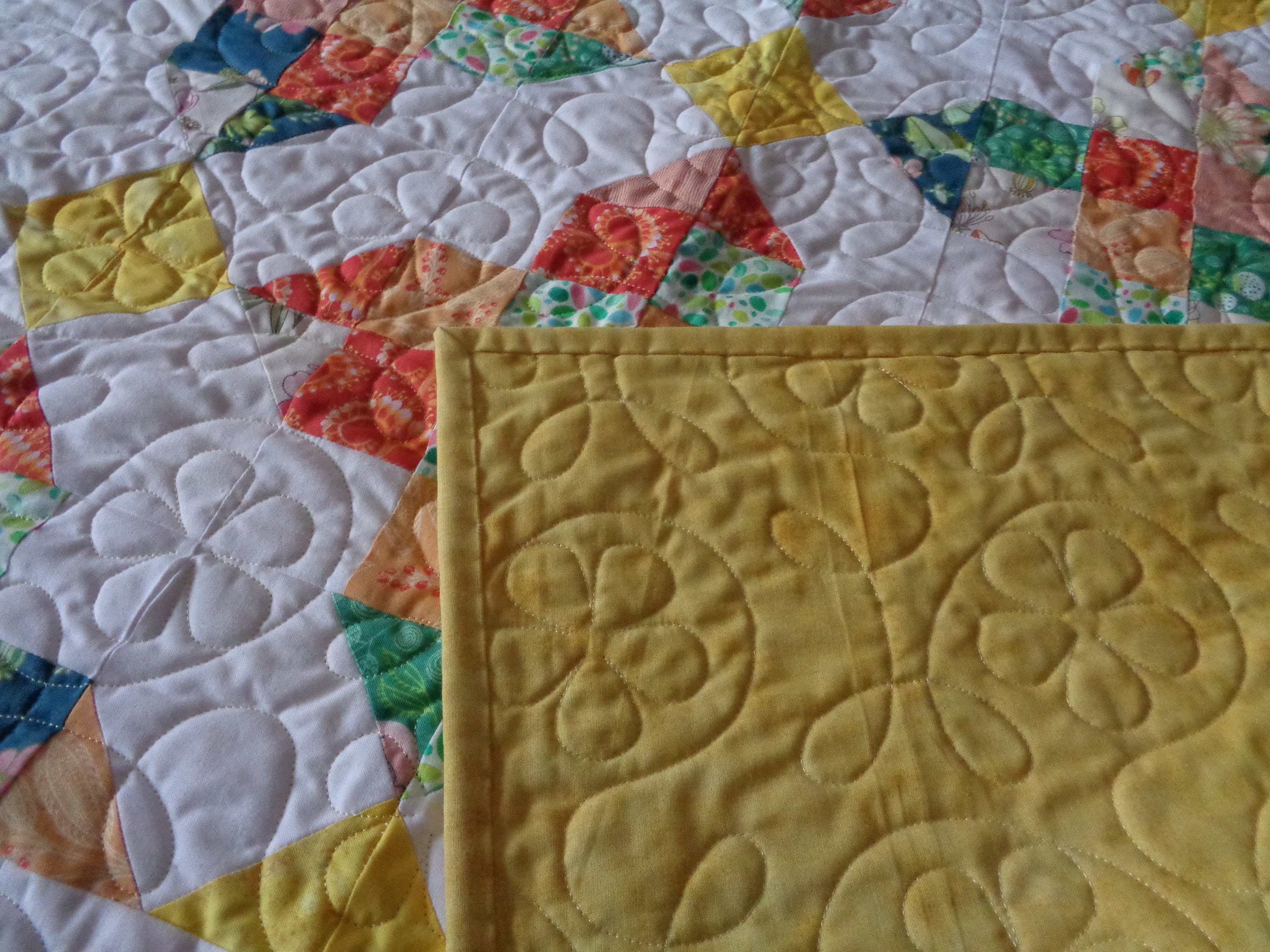 Yellow Floral Quilt - Etsy