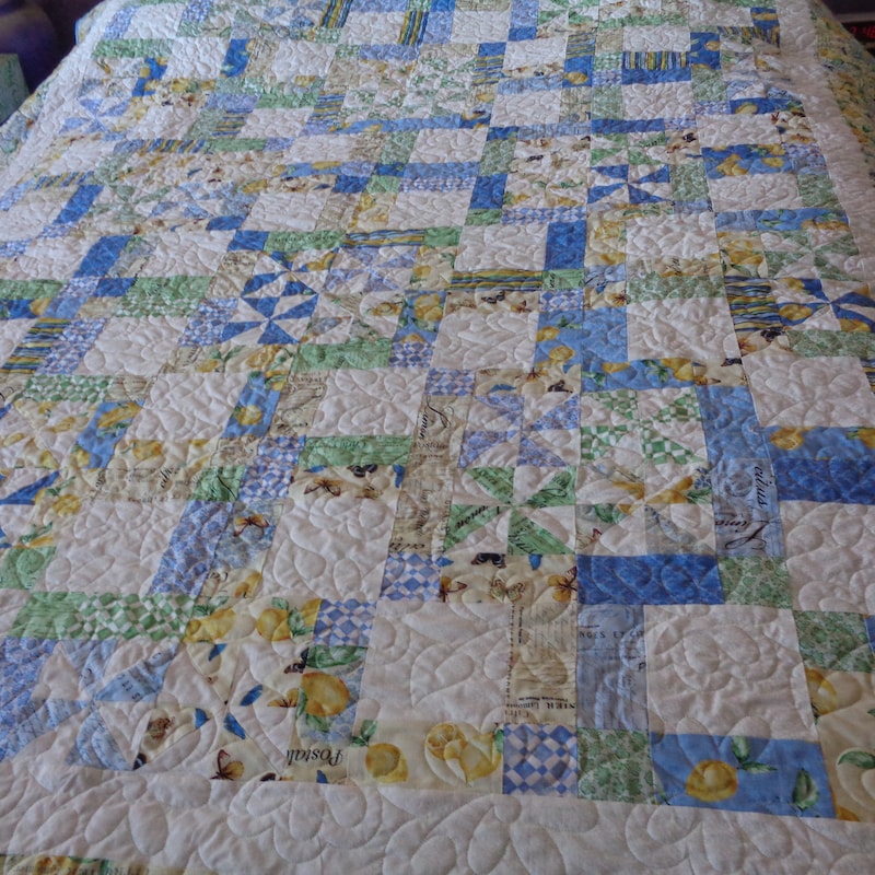 Lemon Quilt - Etsy