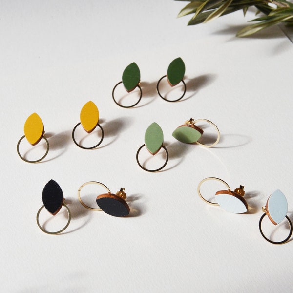 Geometric Earrings - Etsy