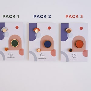 Geometric Pins - Modern Brooch - Set of Pins - Gift for Design and ...