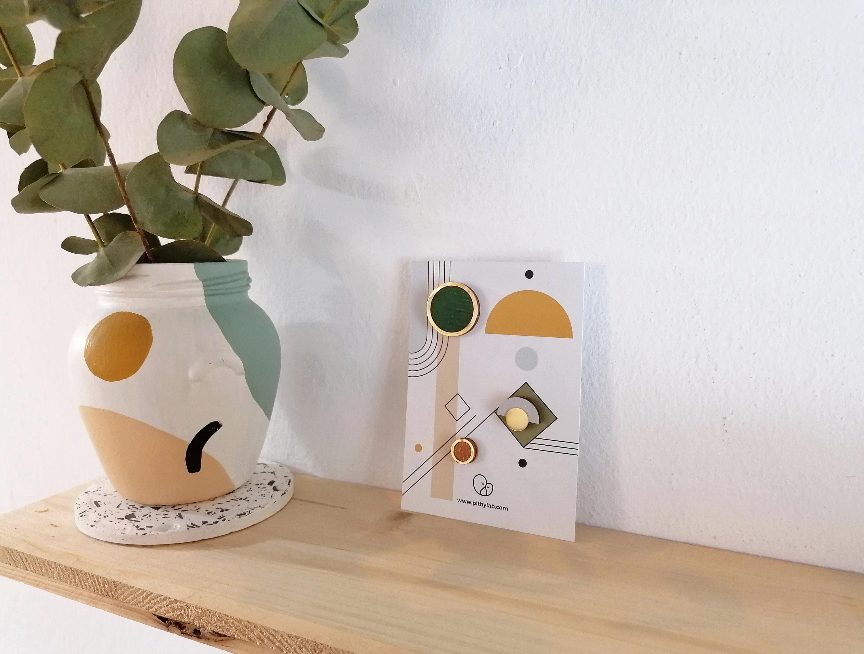 Geometric Pins - Modern Brooch - Set of Pins - Gift for Design and ...