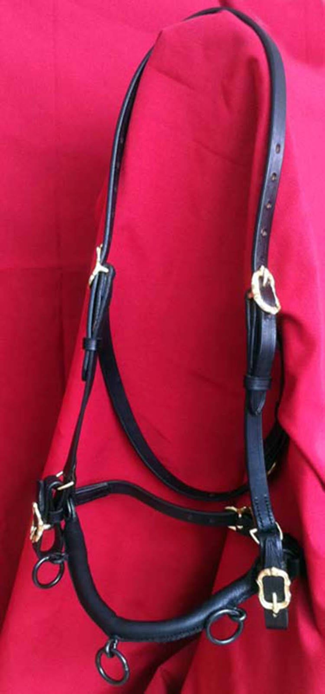 Kapsun Dressage bridle with chain. Chain Cavesson | Etsy
