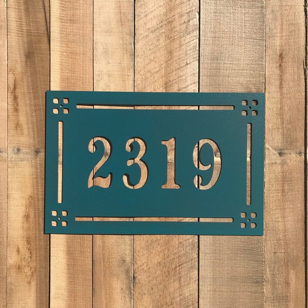 Craftsman Address Plaque - Etsy