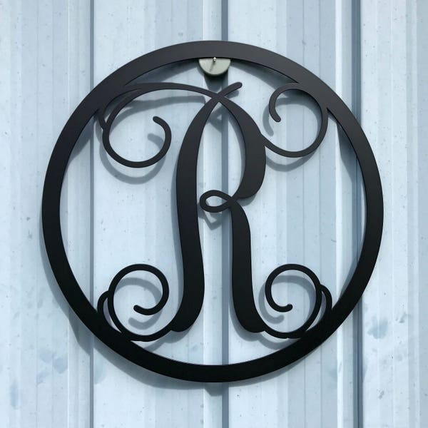 Metal Monogram - Etsy