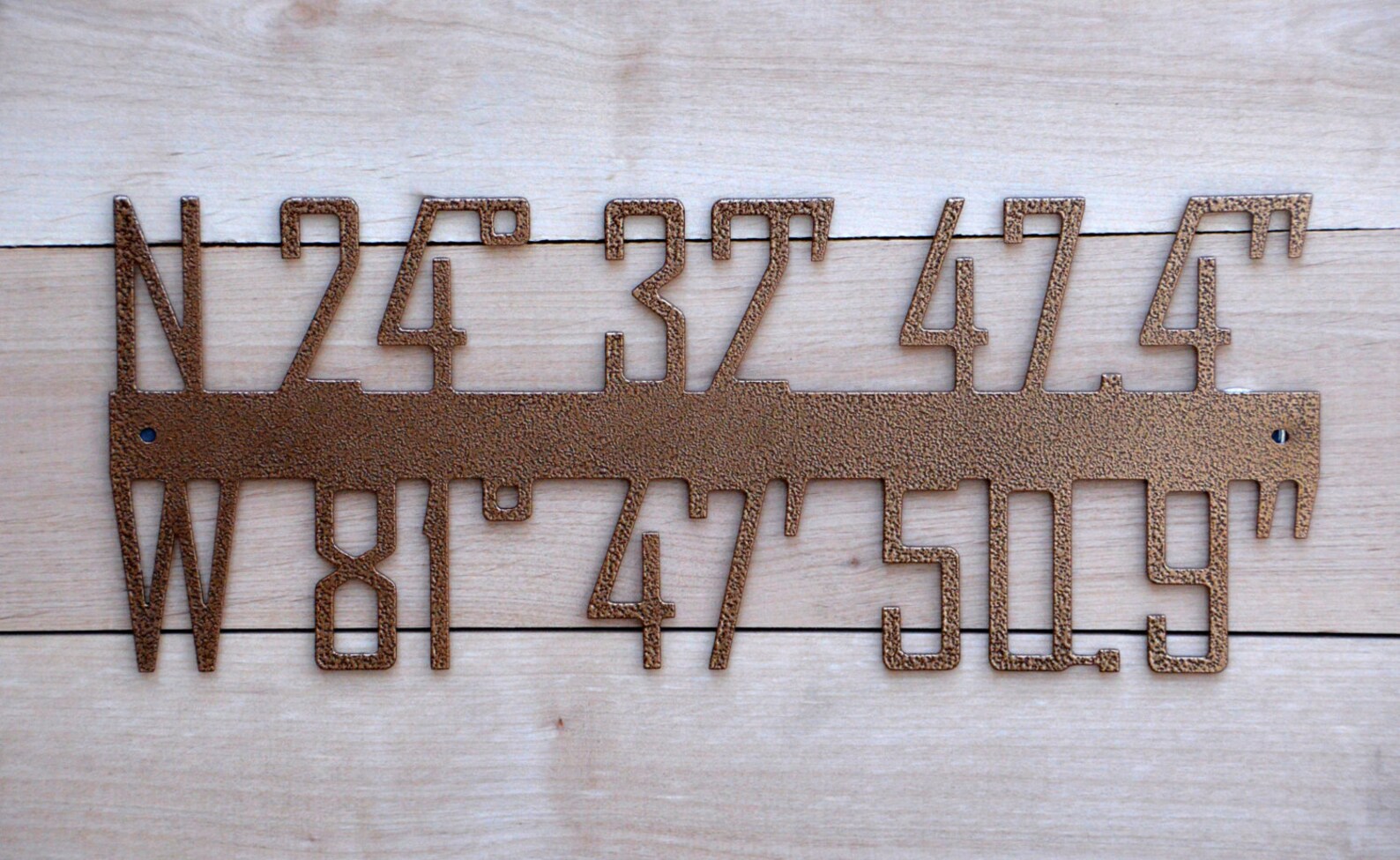 Coordinates Sign - Custom Coordinates - Metal Sign - Etsy